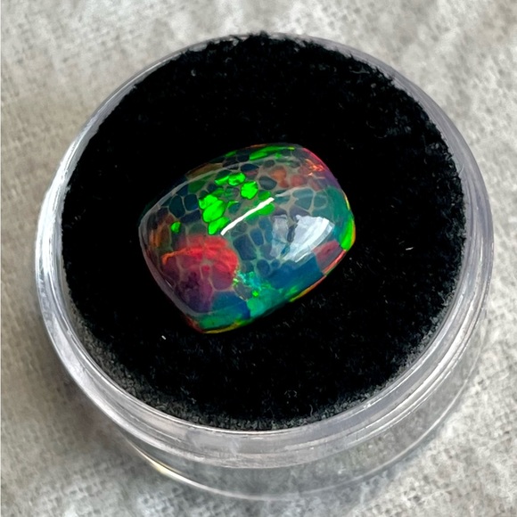 Jewelry | Stunning 53 Carat Natural Ethiopian Multicolor Black Opal ...